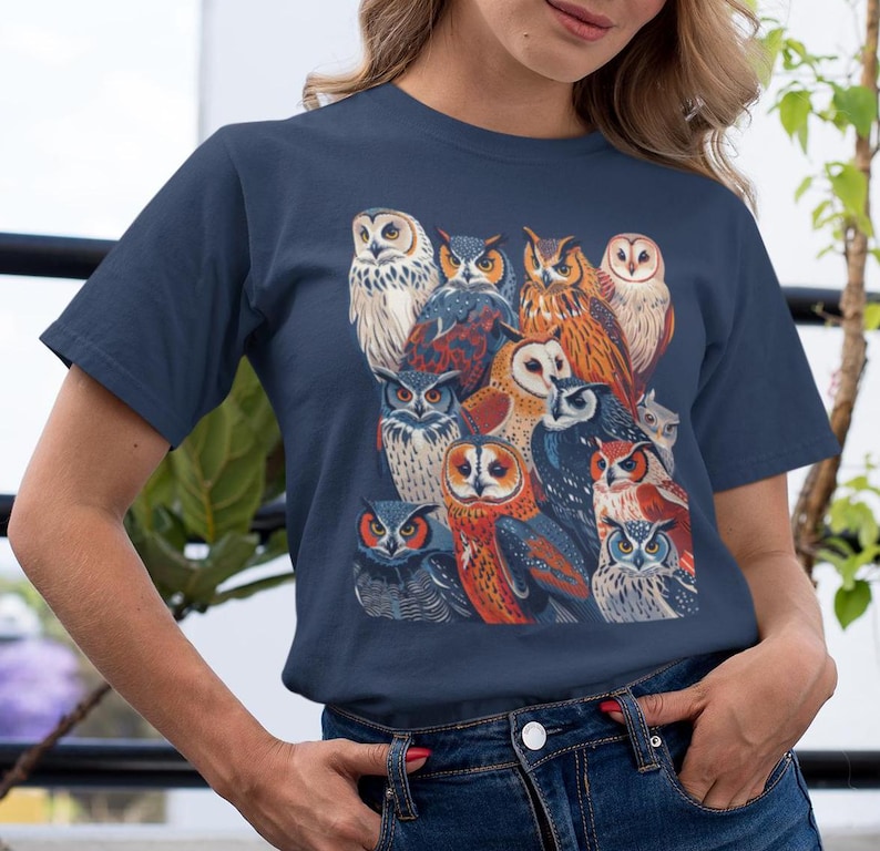 Parliament of Owls Tshirt | Bird Watcher Unisex Comfort Colors Tee ...
