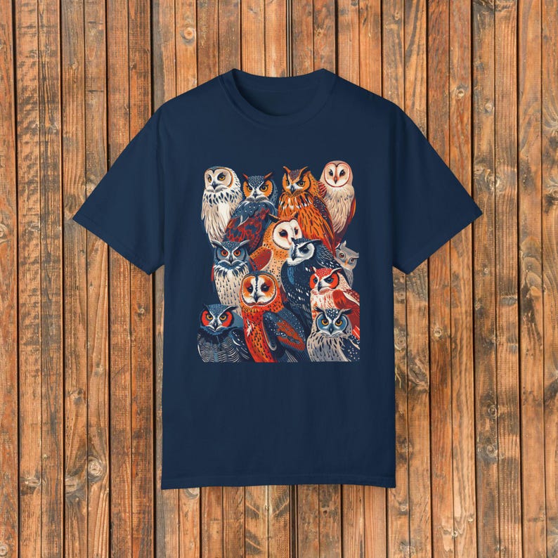 Parliament of Owls Tshirt | Bird Watcher Unisex Comfort Colors Tee ...