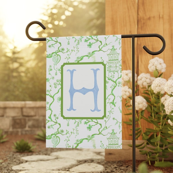Monogram Garden Flag - Etsy