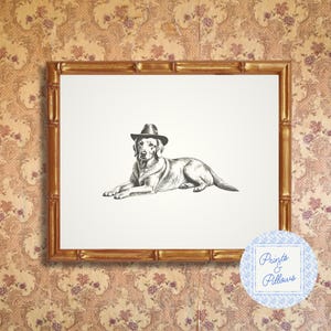 Golden Retriever Cowboy Dog Art, Retriever Nursery Print, Cowboy Dog ...