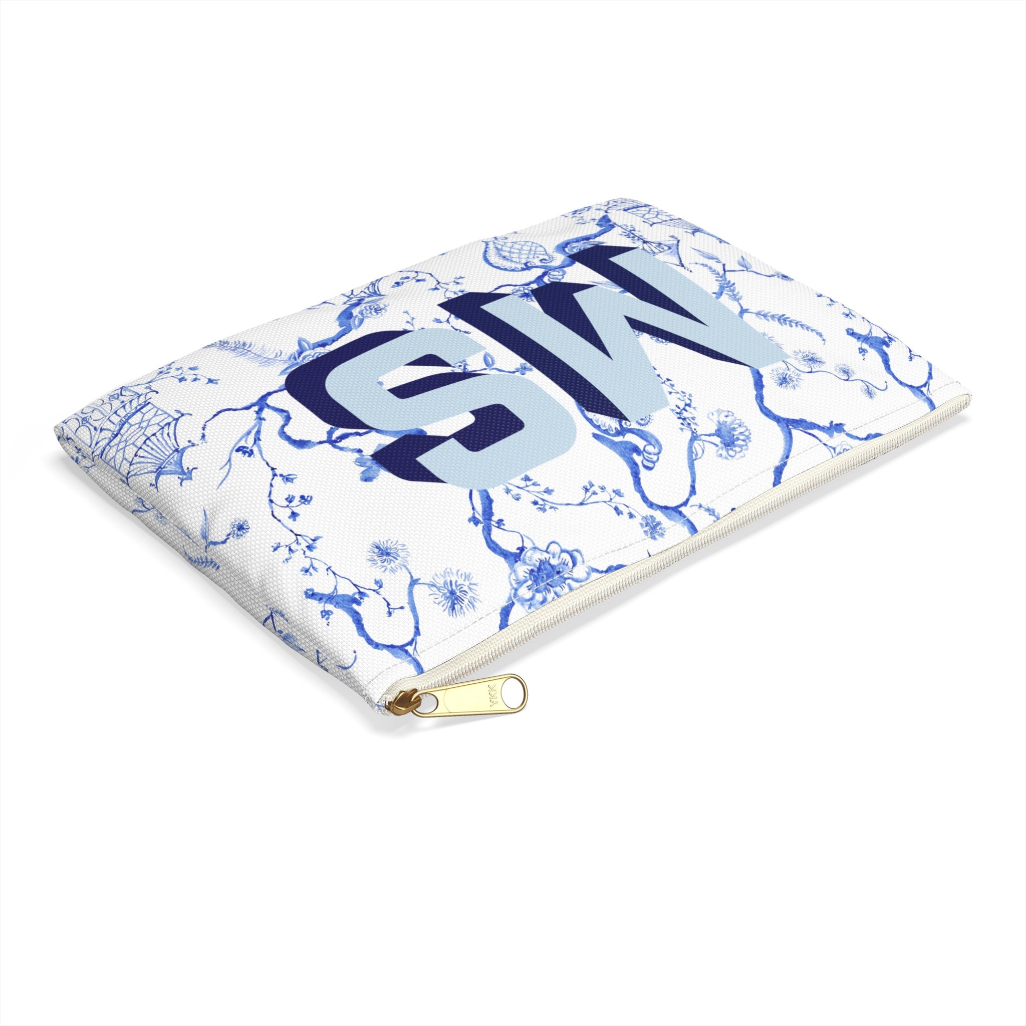 Block Shadow Monogram, Custom Makeup Bag, Personalized Bridesmaid Gift ...