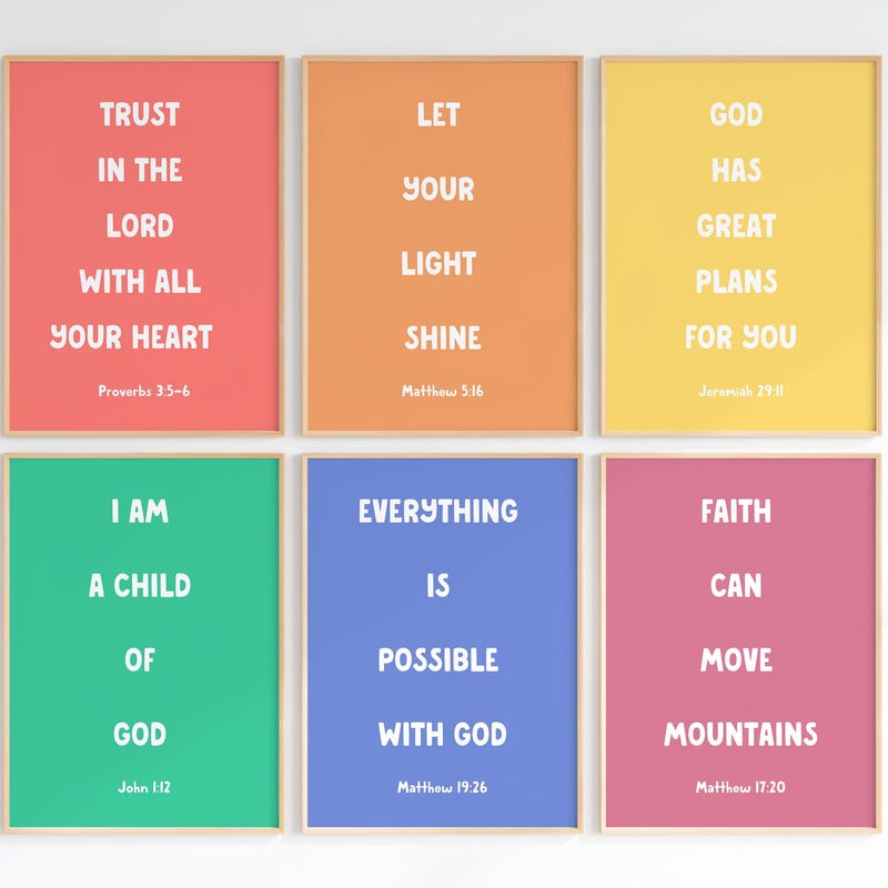 Bible Verse Poster - Etsy