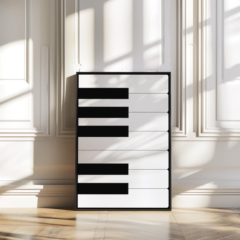 Piano Keys Wall Art, Piano Keys Print, Piano Poster, Piano Keys ...