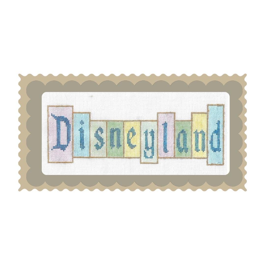 Vintage Disneyland Sign - Needlepoint Canvas - Etsy
