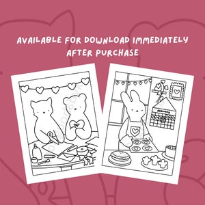 Valentine's Day Coloring Pages for Relaxation Great for Kids and Adults ...