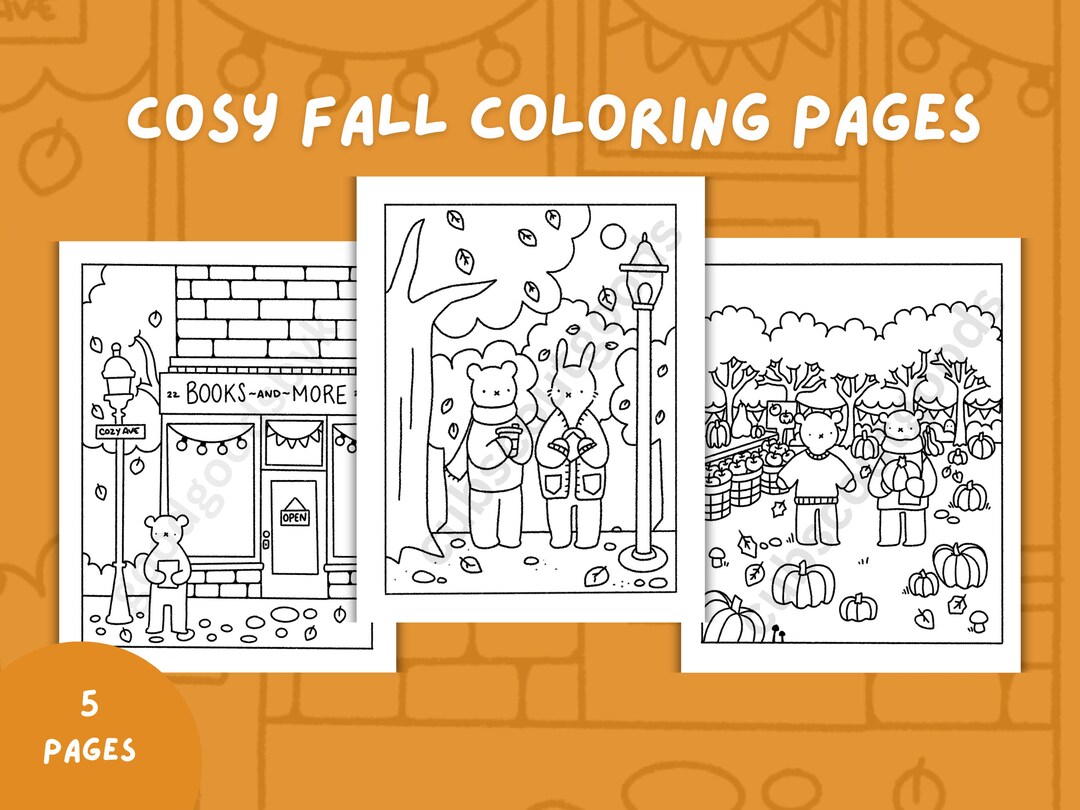 Fall Coloring Pages, Autumn Coloring Pages, Autumn Coloring Sheets ...