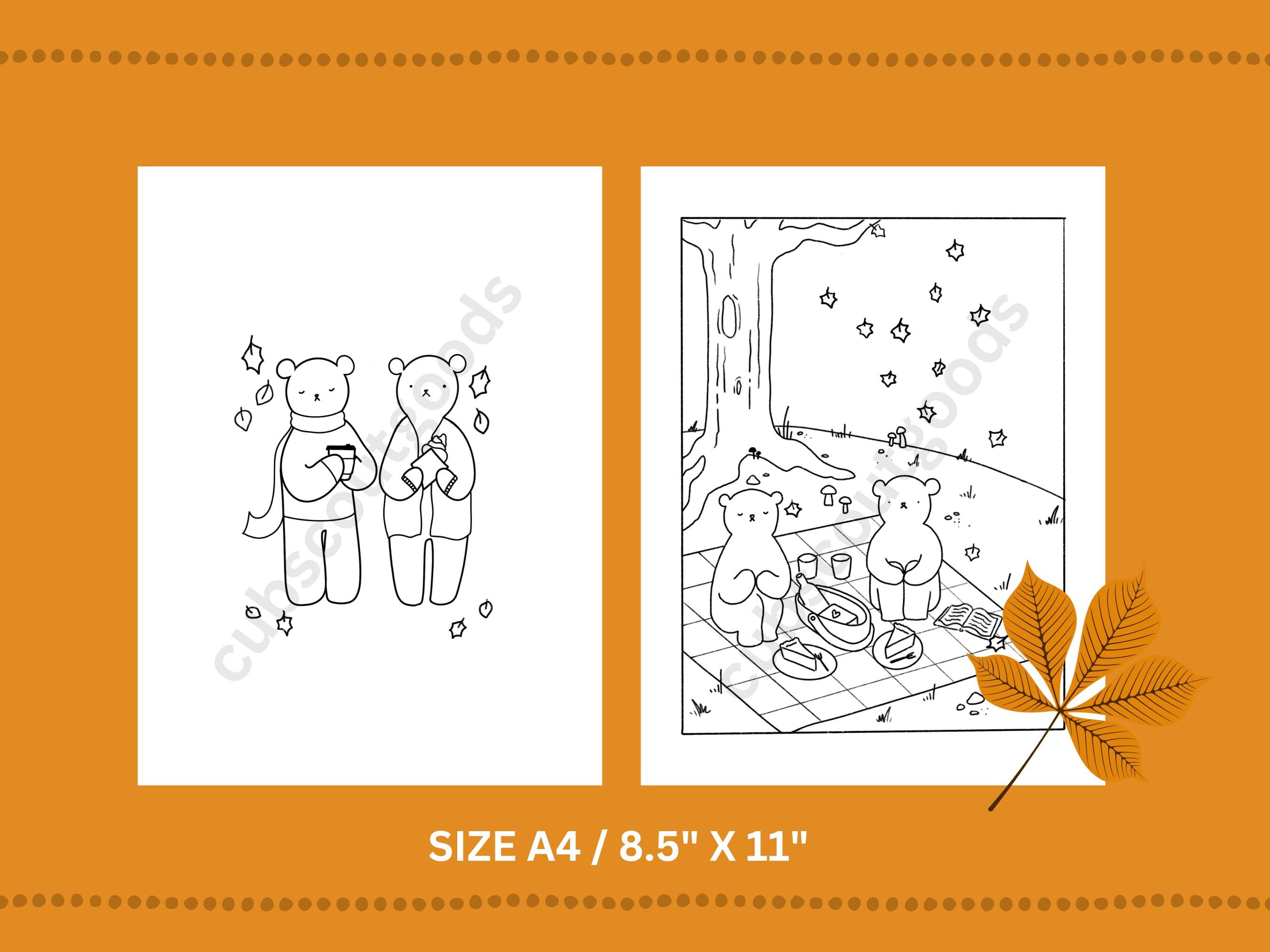 Fall Coloring Pages, Autumn Coloring Pages, Autumn Coloring Sheets ...