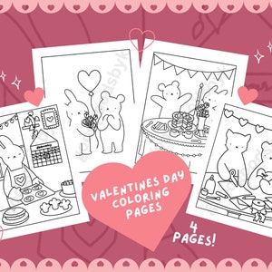 Valentine's Day Coloring Pages for Relaxation Great for Kids and Adults ...