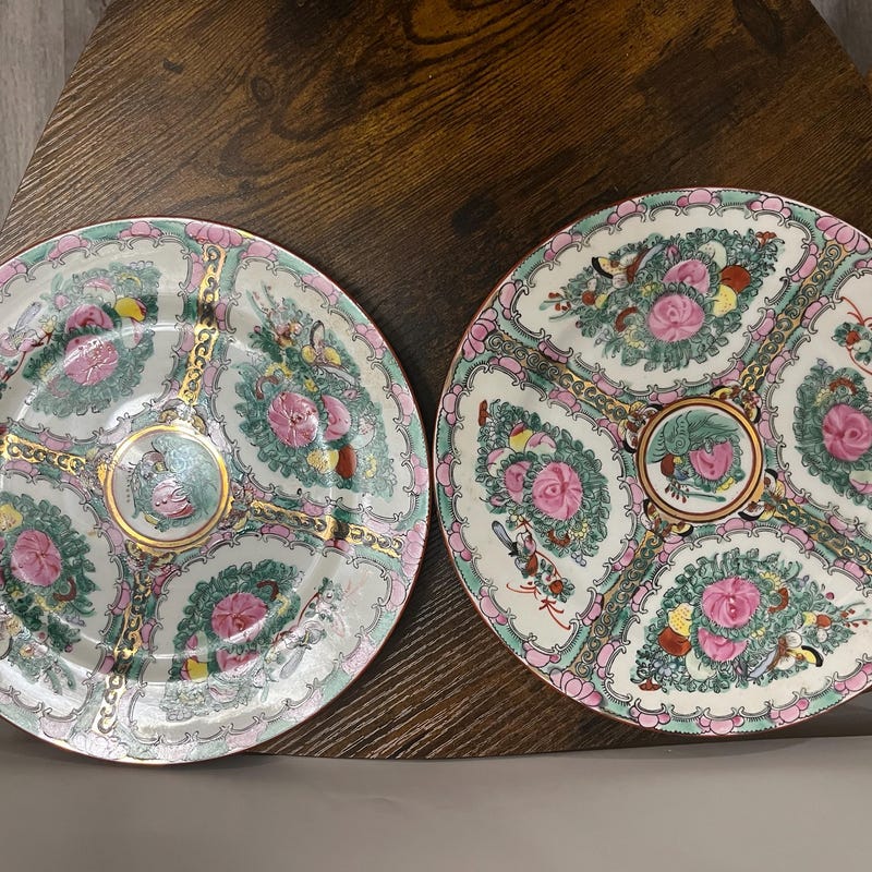 Chinese Qianlong Plates - Etsy