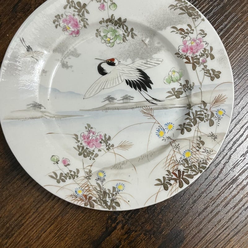 Japanese Crane Art Paint - Etsy