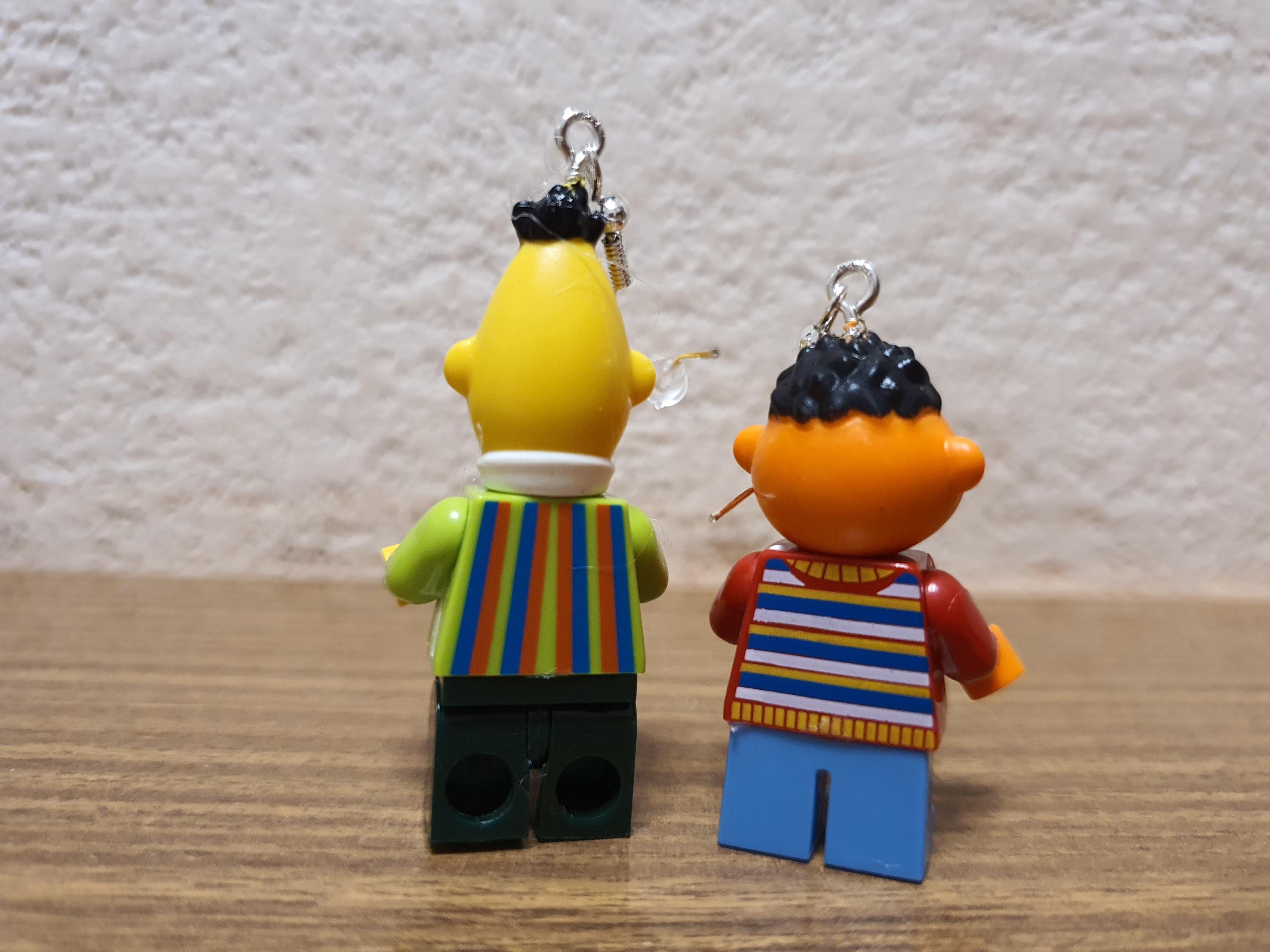 Bert and Ernie Minifigure Earrings. - Etsy