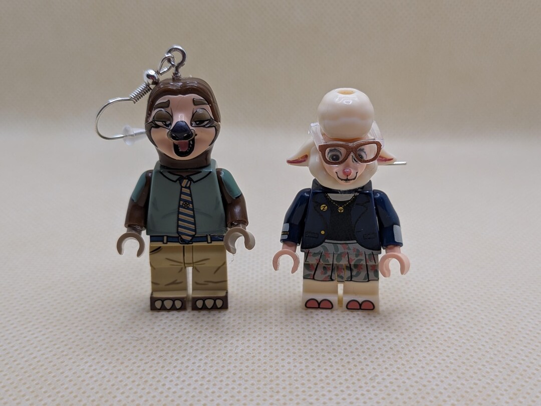 Zootropolis/zootopia Flash Slothmore and Dawn Bellwether Minifigure ...