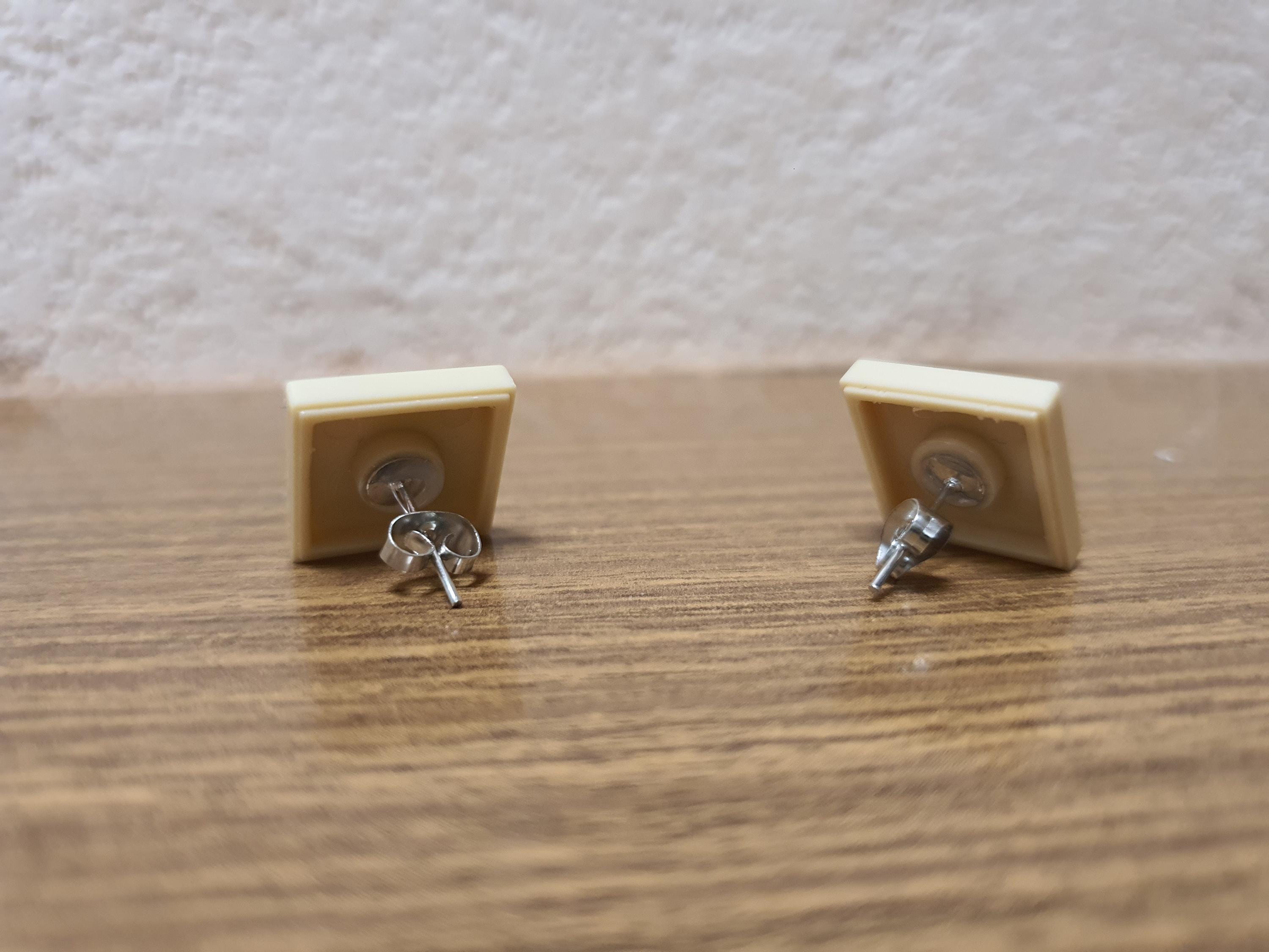Spongebob Pirate Map Minifigure Stud Earrings. - Etsy