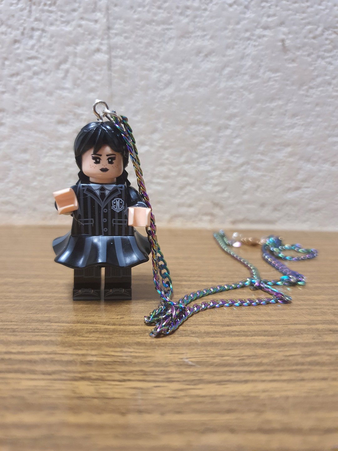 Wednesday Addams Minifigure 19 Inch Necklace. - Etsy