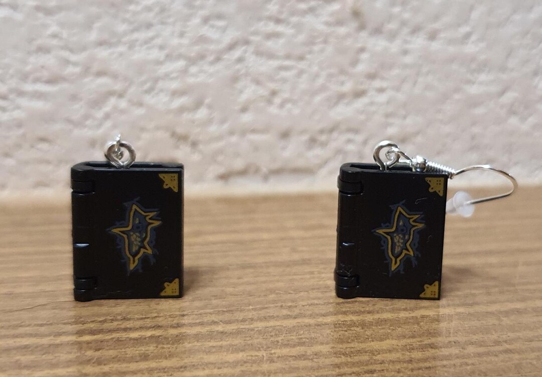 Tom Riddle's Diary Minifigure Earrings. - Etsy