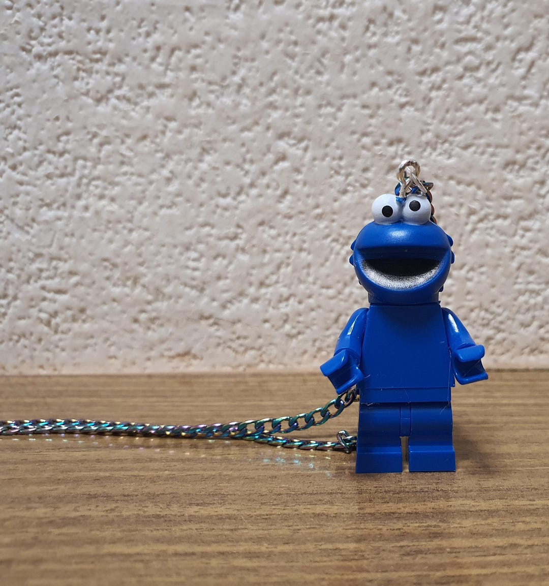 Cookie Monster Minifigure 19 Inch Necklace. - Etsy