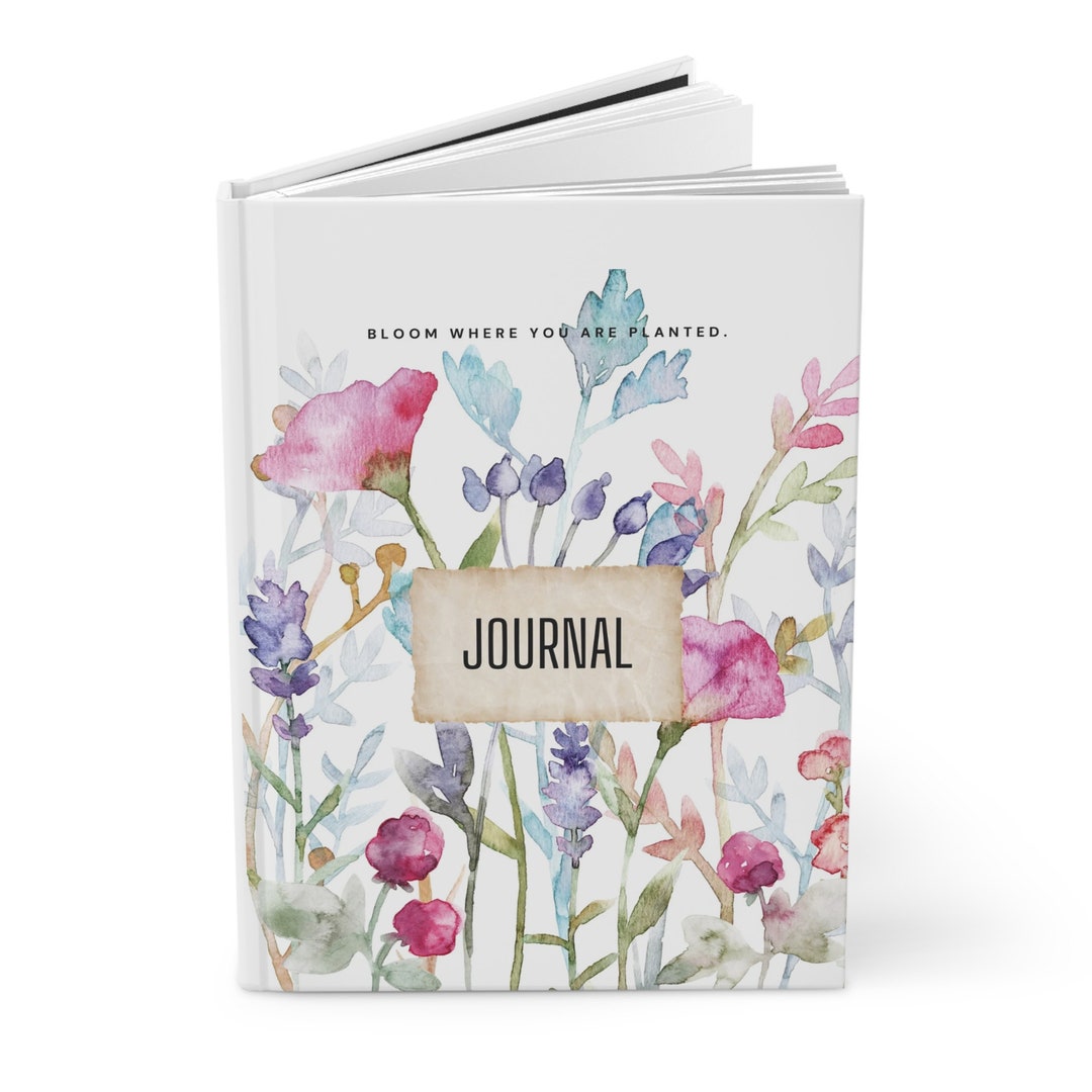 Journal Flowers, Floral Design, Wild Flowers, Christmas Gift, Gift for ...