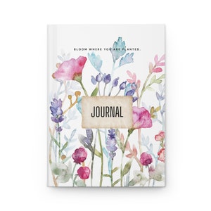 Journal Flowers, Floral Design, Wild Flowers, Christmas Gift, Gift for ...