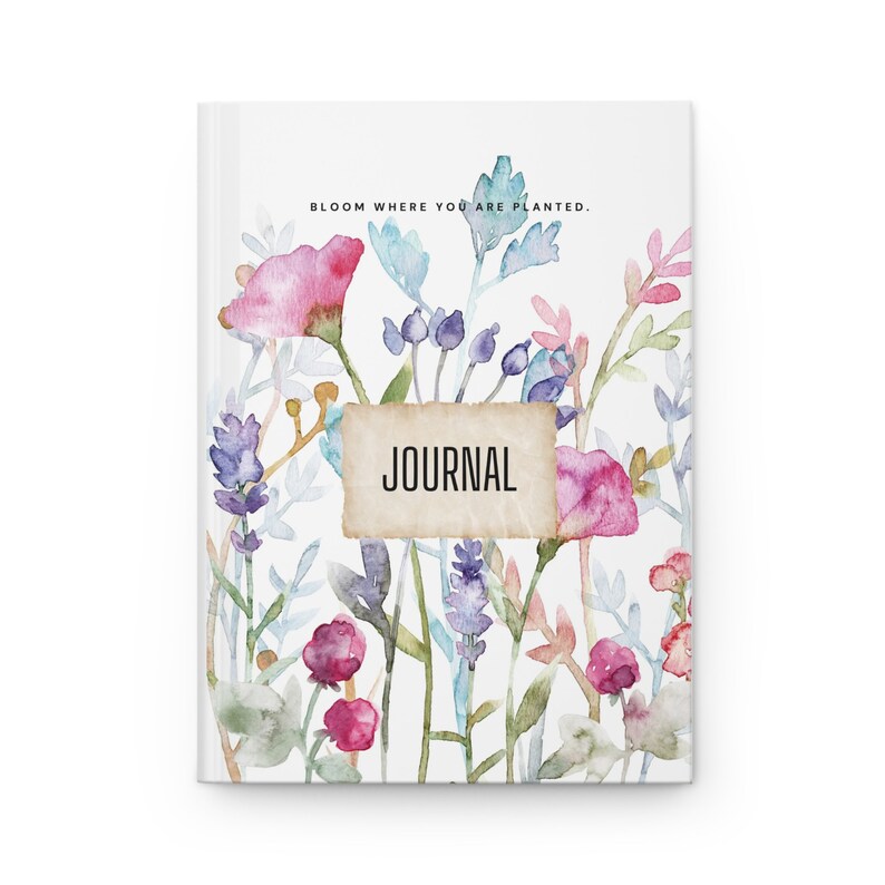 Journal Flowers, Floral Design, Wild Flowers, Christmas Gift, Gift for ...