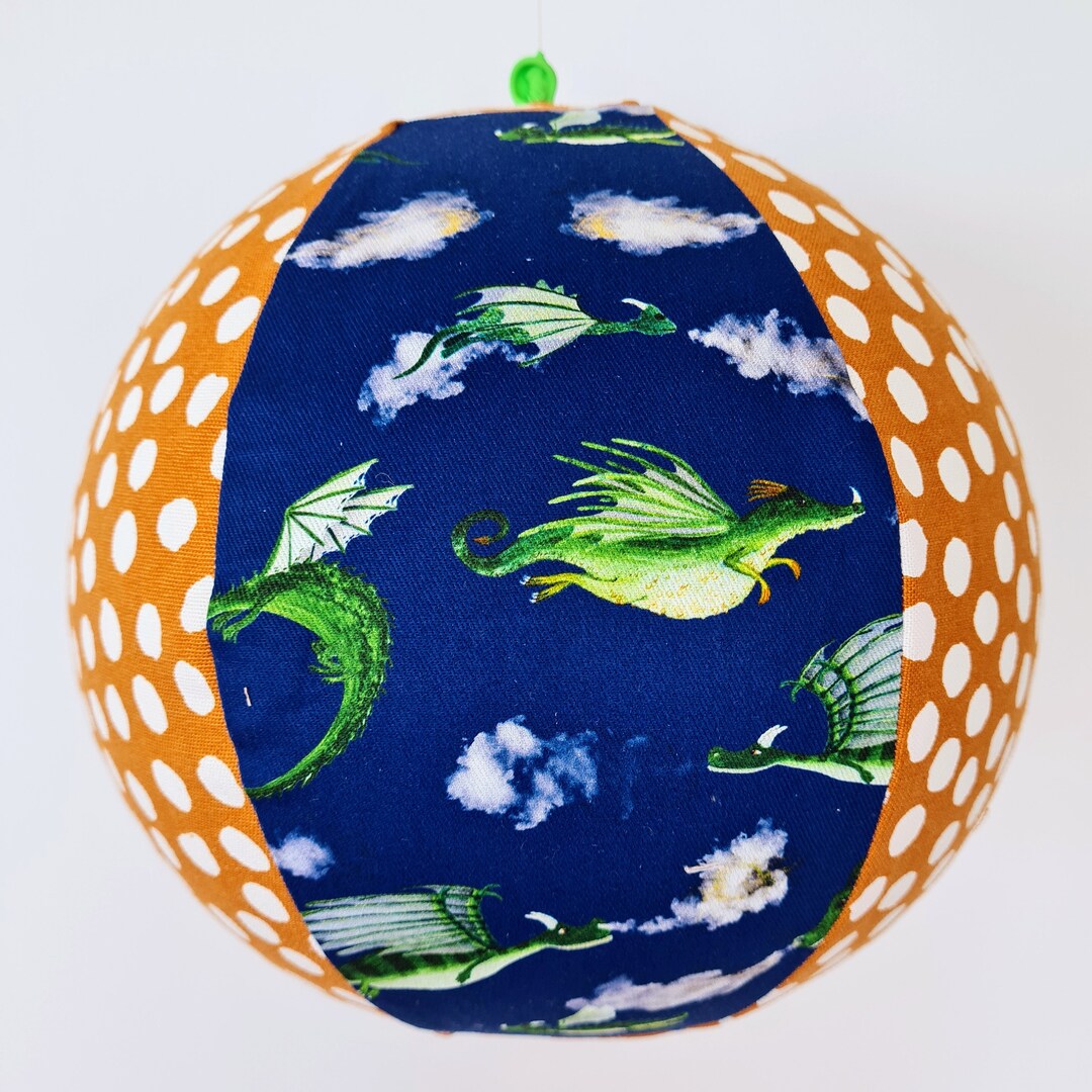 Fabric Balloon Ball Cover Dragon Dots - Etsy