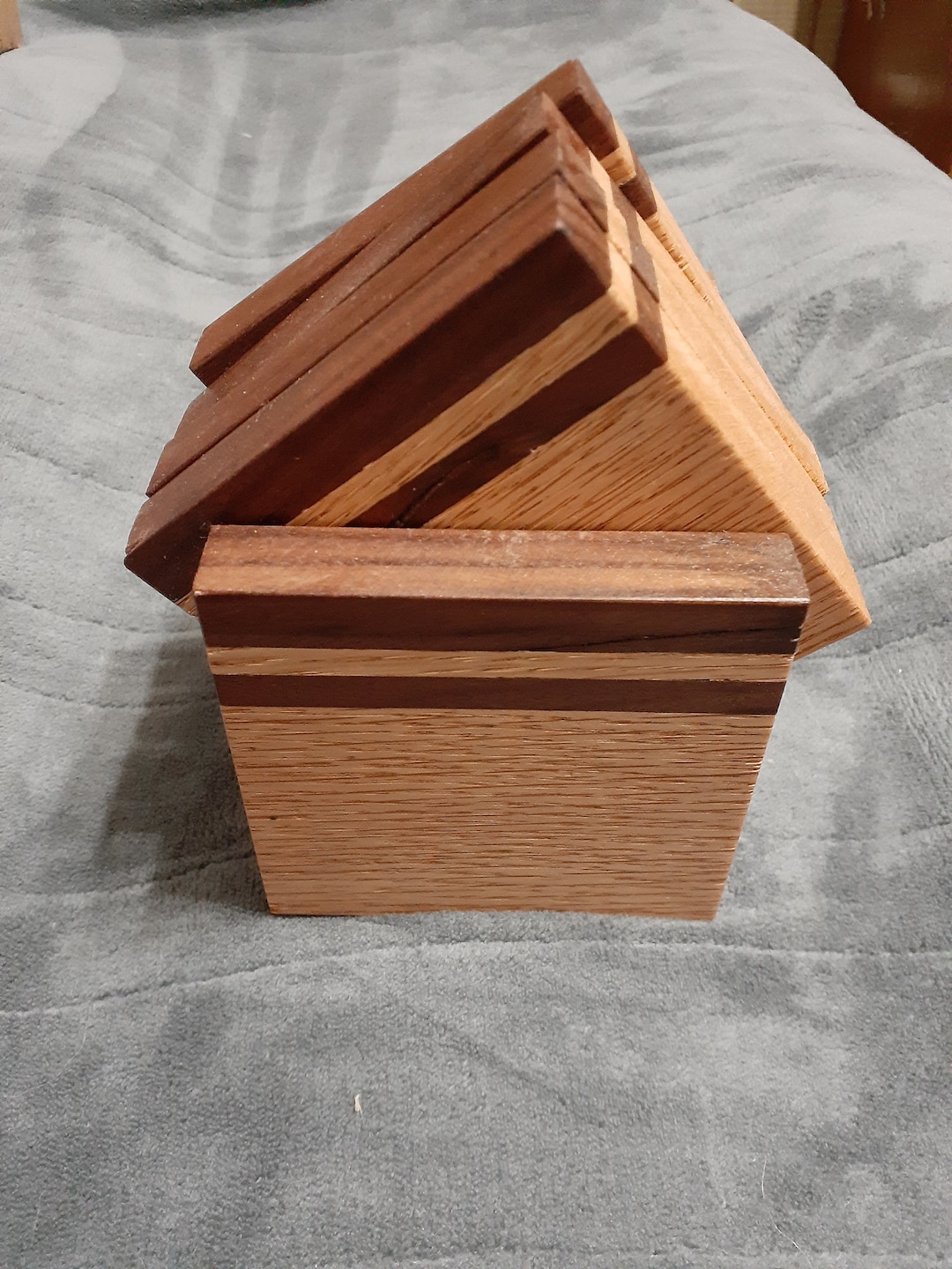 White Oak and Walnut Coaster Set - Etsy