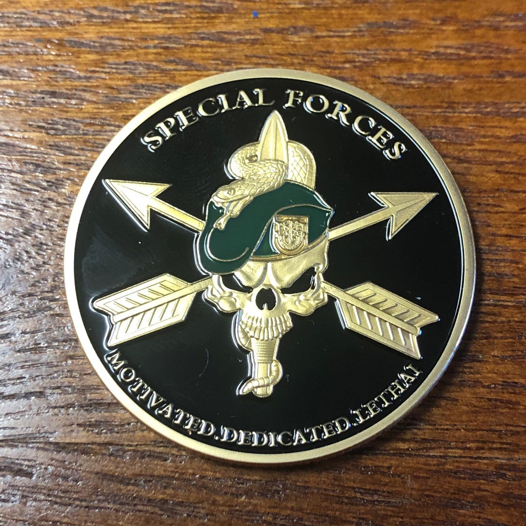 United States Army Special Forces Challenge Coin - Etsy