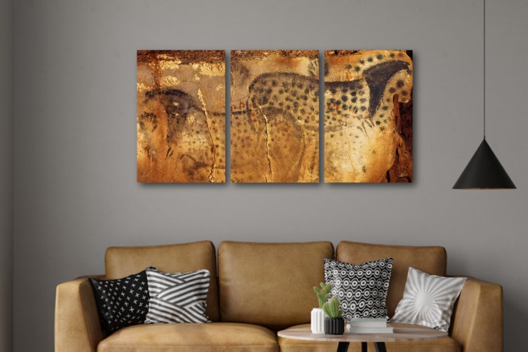 Cave Painting: Horses of Pech Merle - Ultra-high Resolution Scan ...