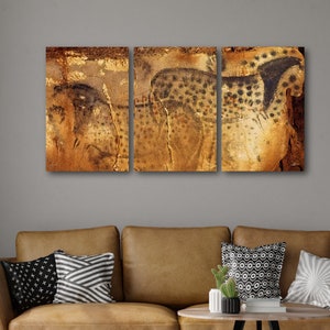 Cave Painting: Horses of Pech Merle - Ultra-high Resolution Scan ...