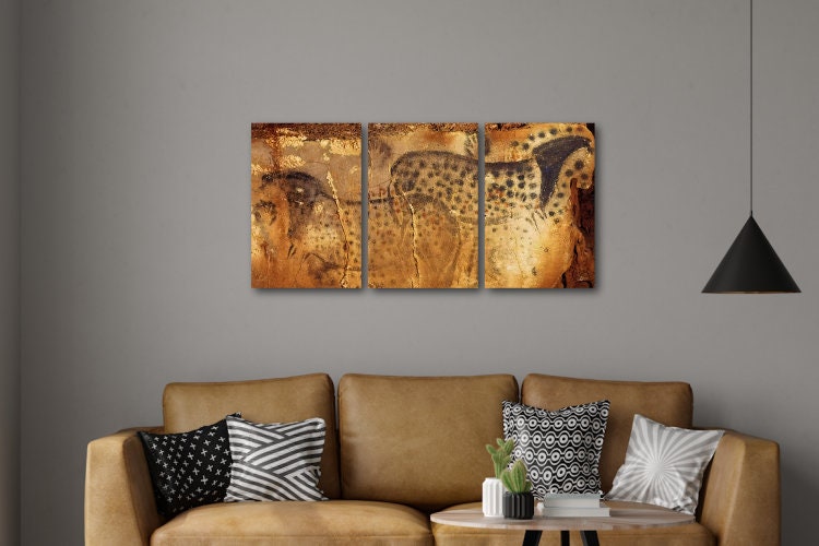 Cave Painting: Horses of Pech Merle - Ultra-high Resolution Scan ...