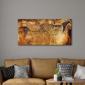 Cave Painting: Horses of Pech Merle - Ultra-high Resolution Scan ...