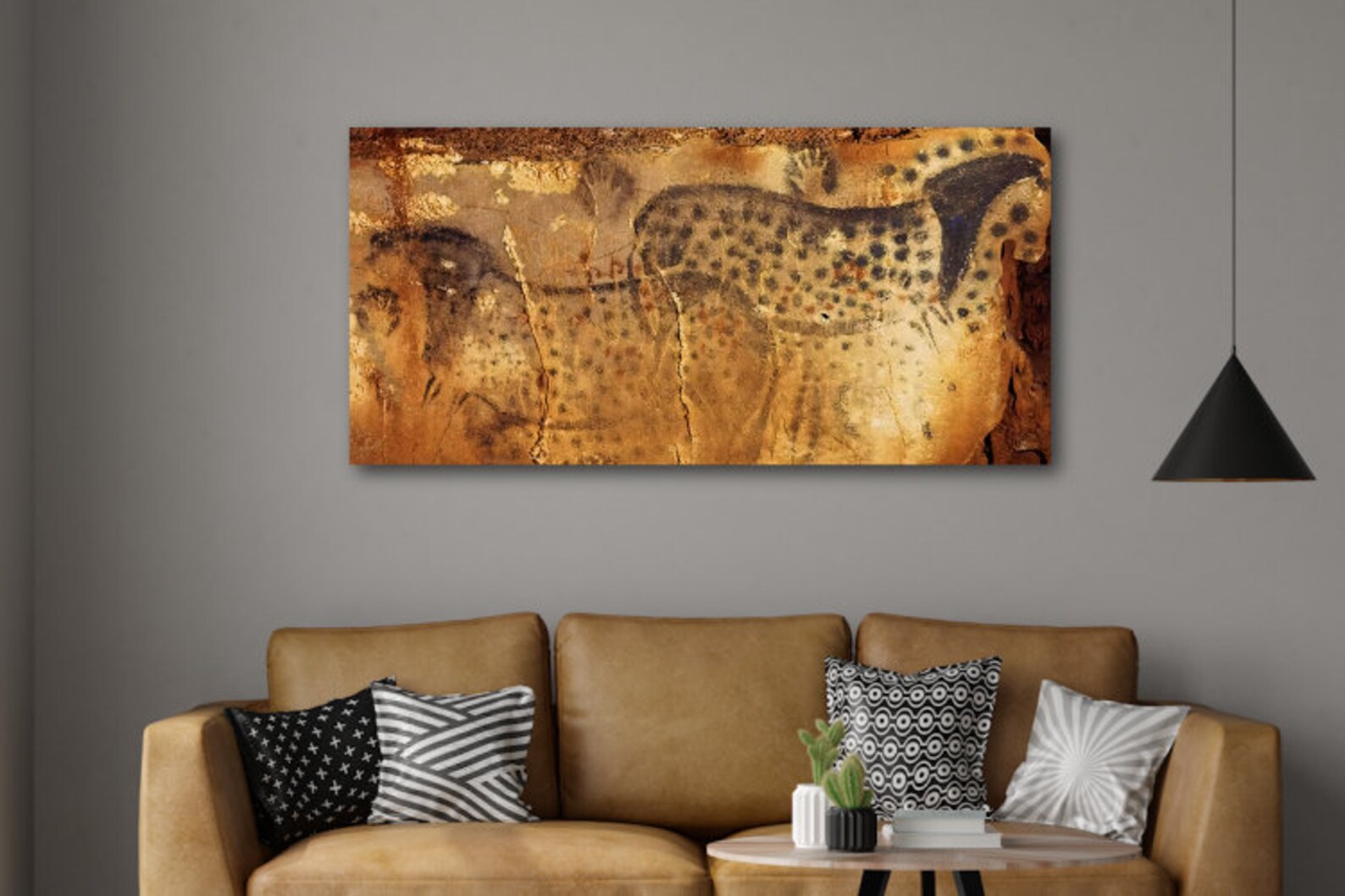 Cave Painting: Horses of Pech Merle - Ultra-high Resolution Scan ...