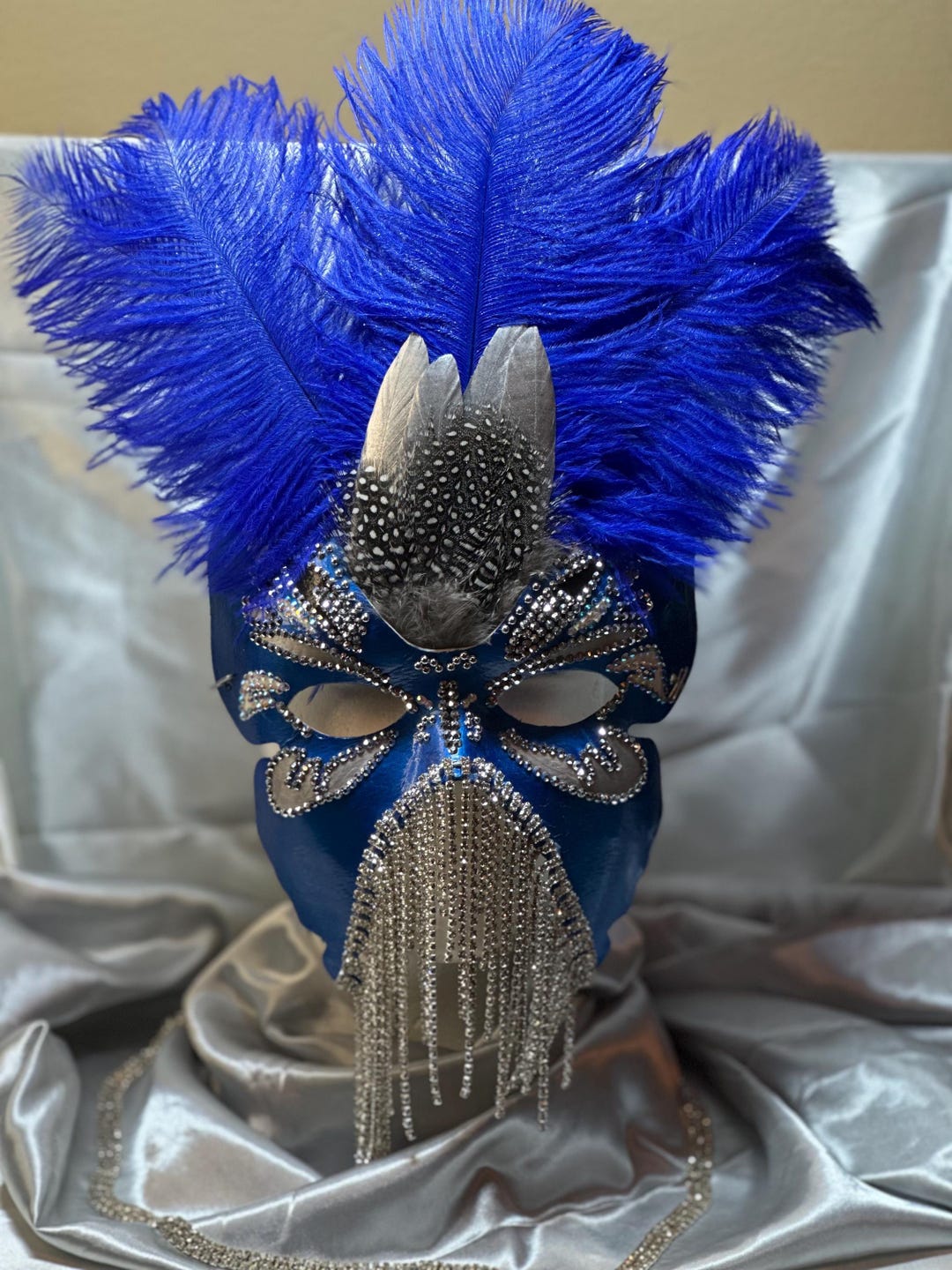 Masquerade Mask: Blue Divine - Etsy