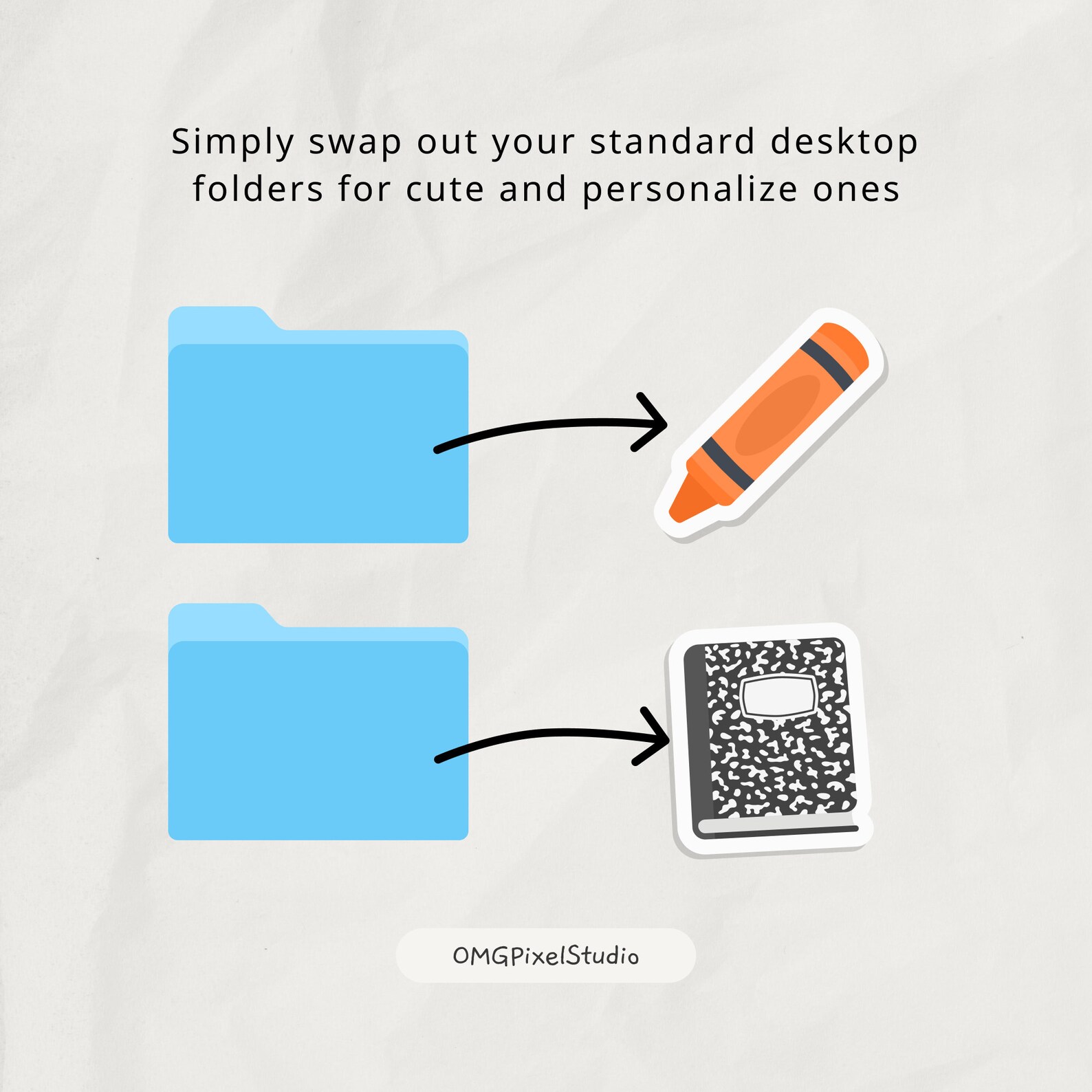Notebook Composition Aesthetic Desktop Theme Wallpaper Organizer Set - Etsy