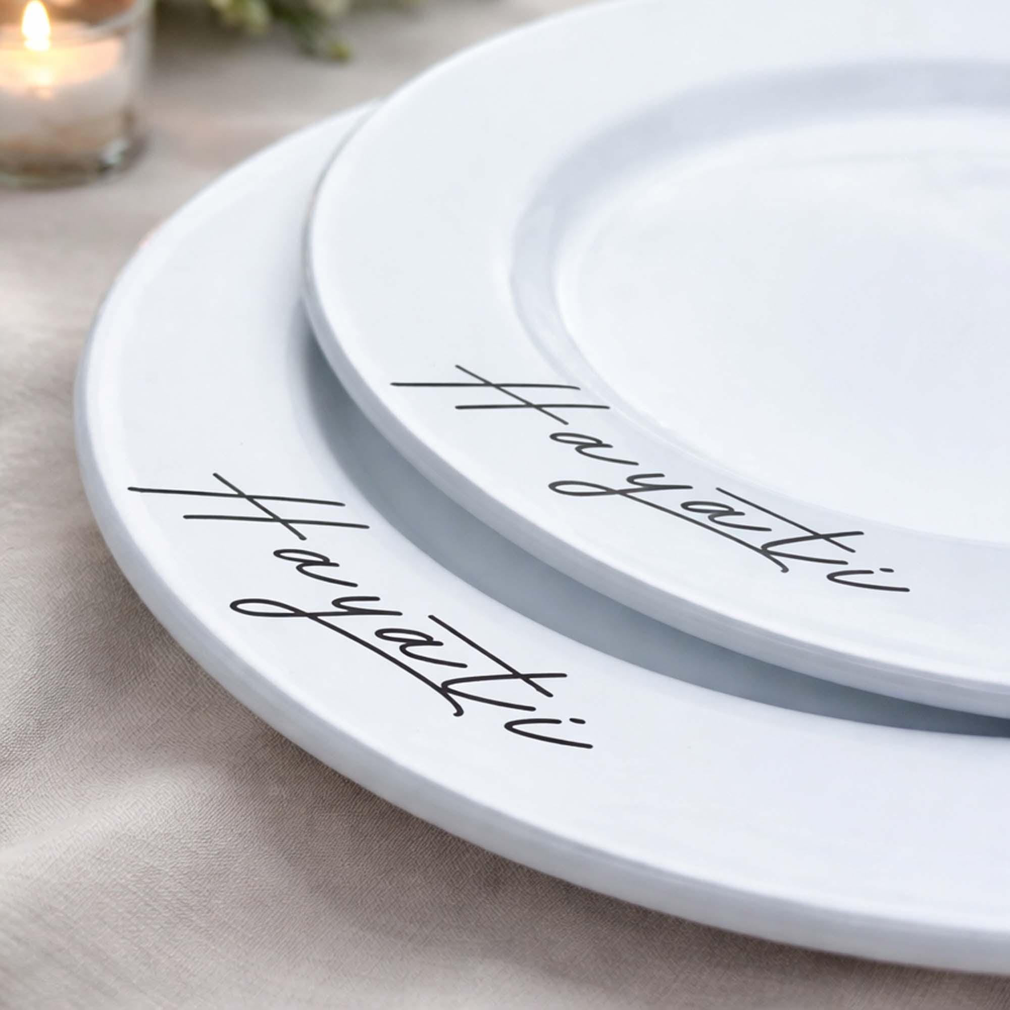 Custom Logo Enamel Plates - 5 Rim Colours of Choice | Wholesale ...