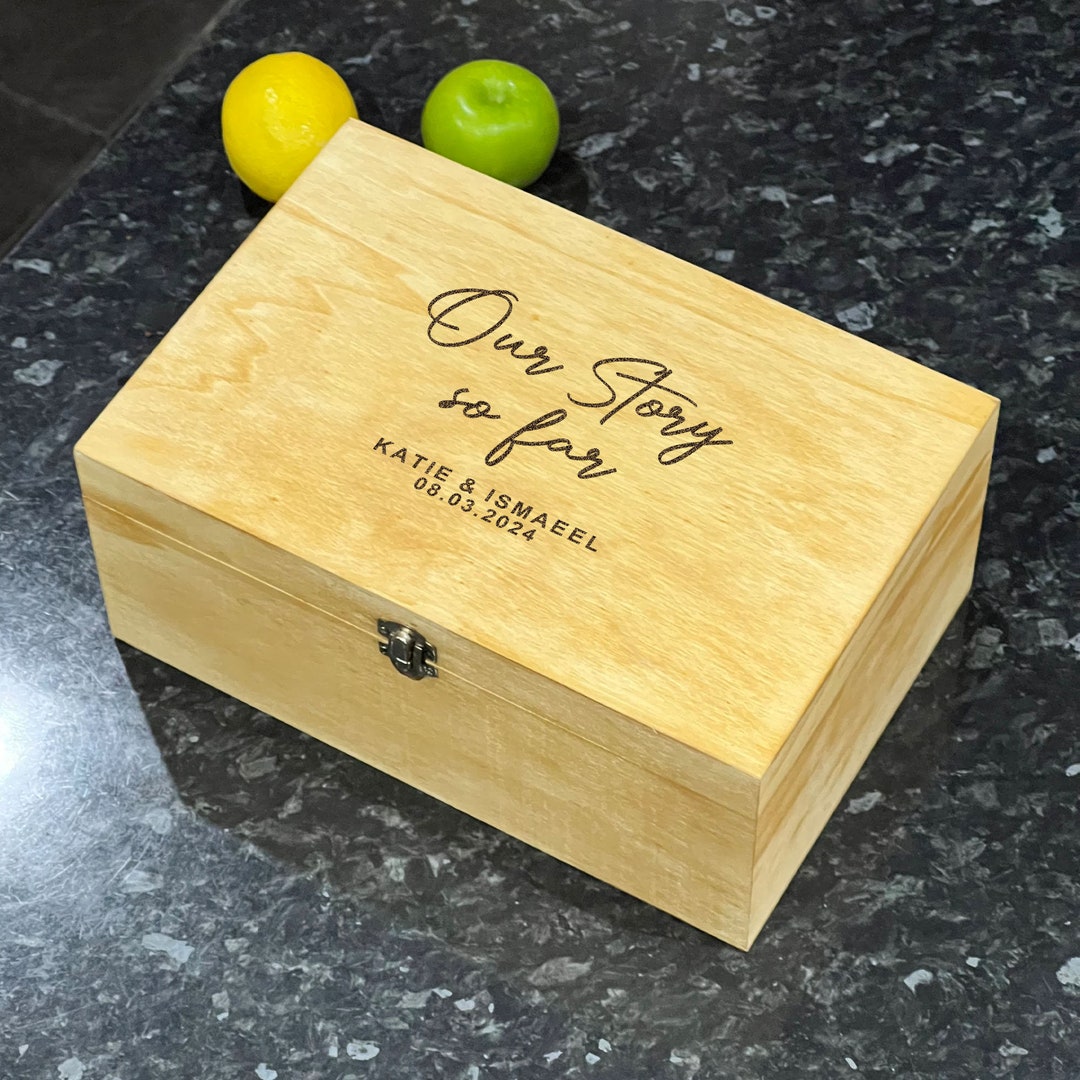 Our Story so Far Newlywed Couples Gift Box | Couples Wedding Boxes ...