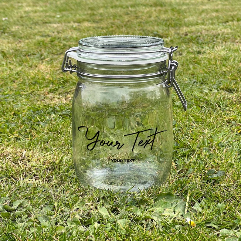 Personalised Birthday Jar, Custom Jar 1.5L Birthday Presents Custom ...