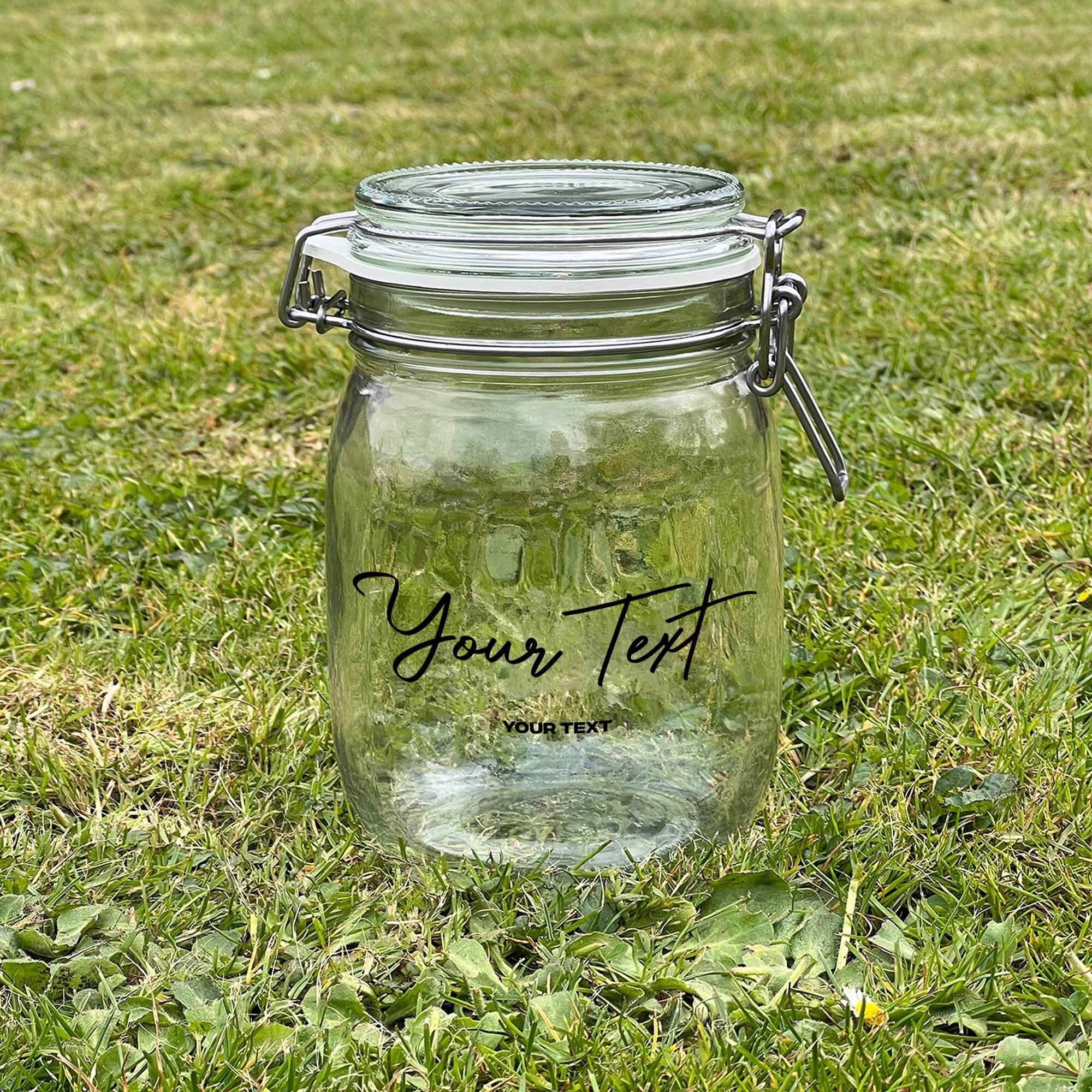 Personalised Birthday Jar, Custom Jar 1.5L Birthday Presents Custom ...