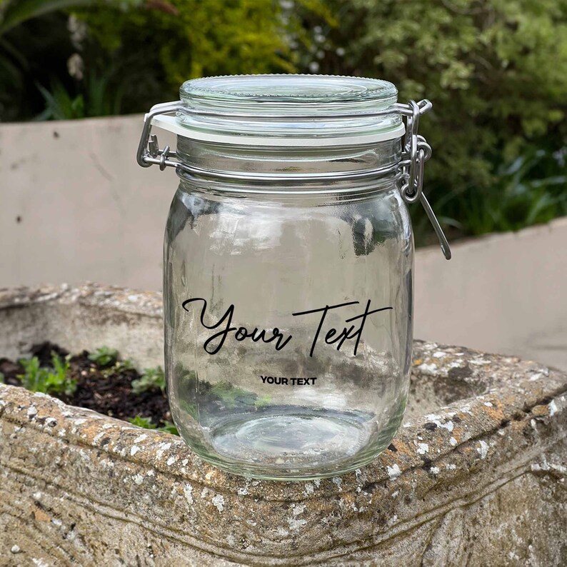 Personalised Birthday Jar, Custom Jar 1.5L Birthday Presents Custom ...