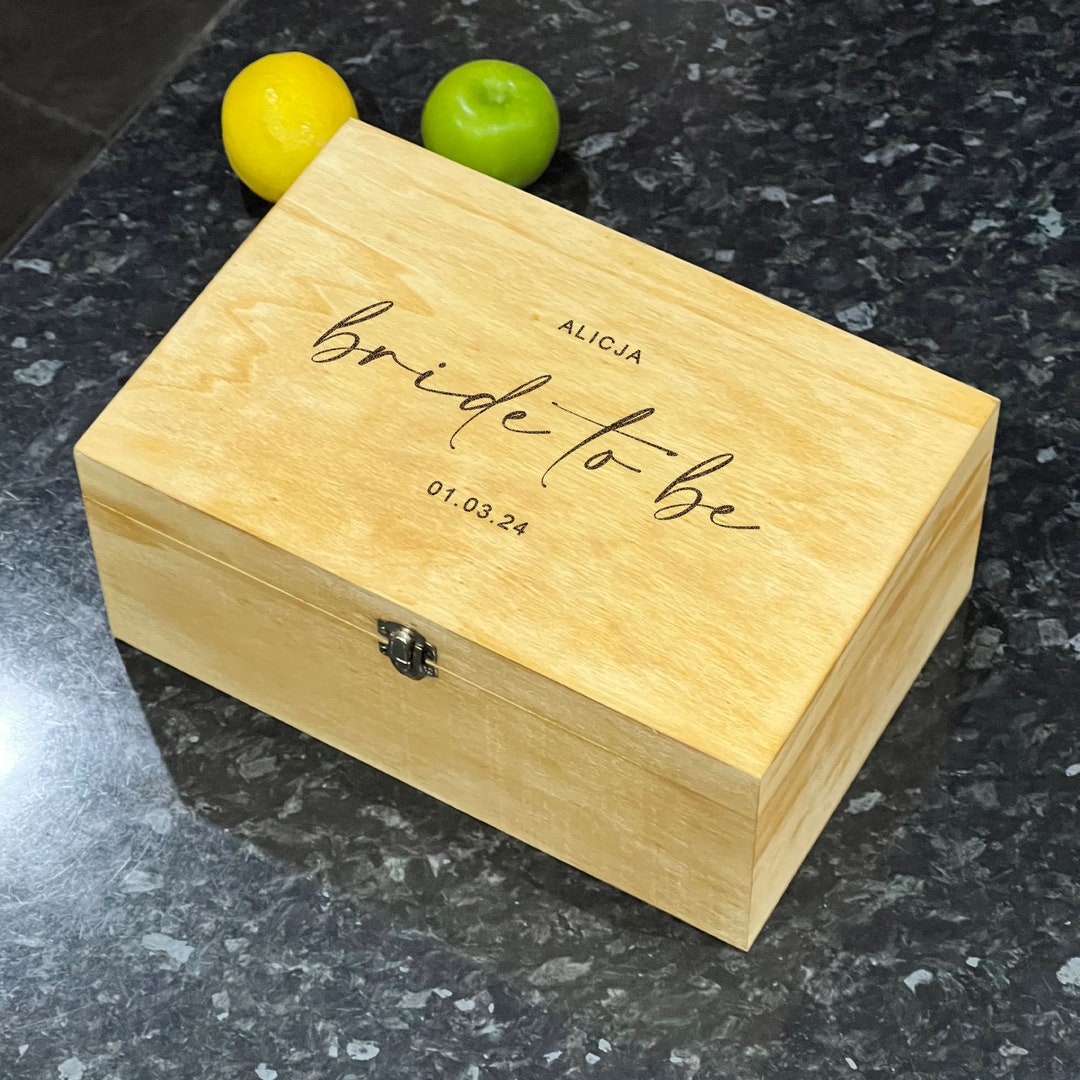 Personalised Bride Box for Wedding Gift Hamper | Bride Wedding Boxes ...