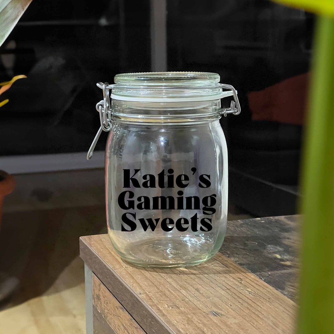 Personalised Jar, Custom Jar 1.5L - Perfect for Weddings & Birthday ...