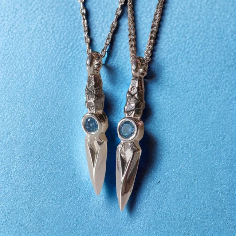 Valorant Jett Necklace Gamer Necklace Jett Knife Design Valorant ...