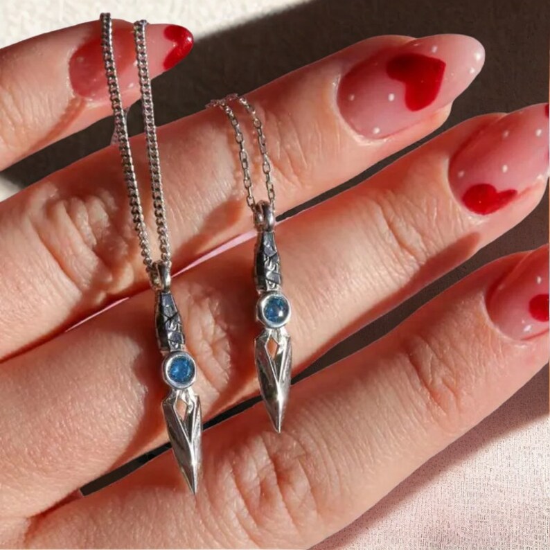 Valorant Jett Necklace Gamer Necklace Jett Knife Design Valorant ...