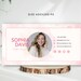 Email Signature Template, Pink Design, Gmail Signature, Outlook ...