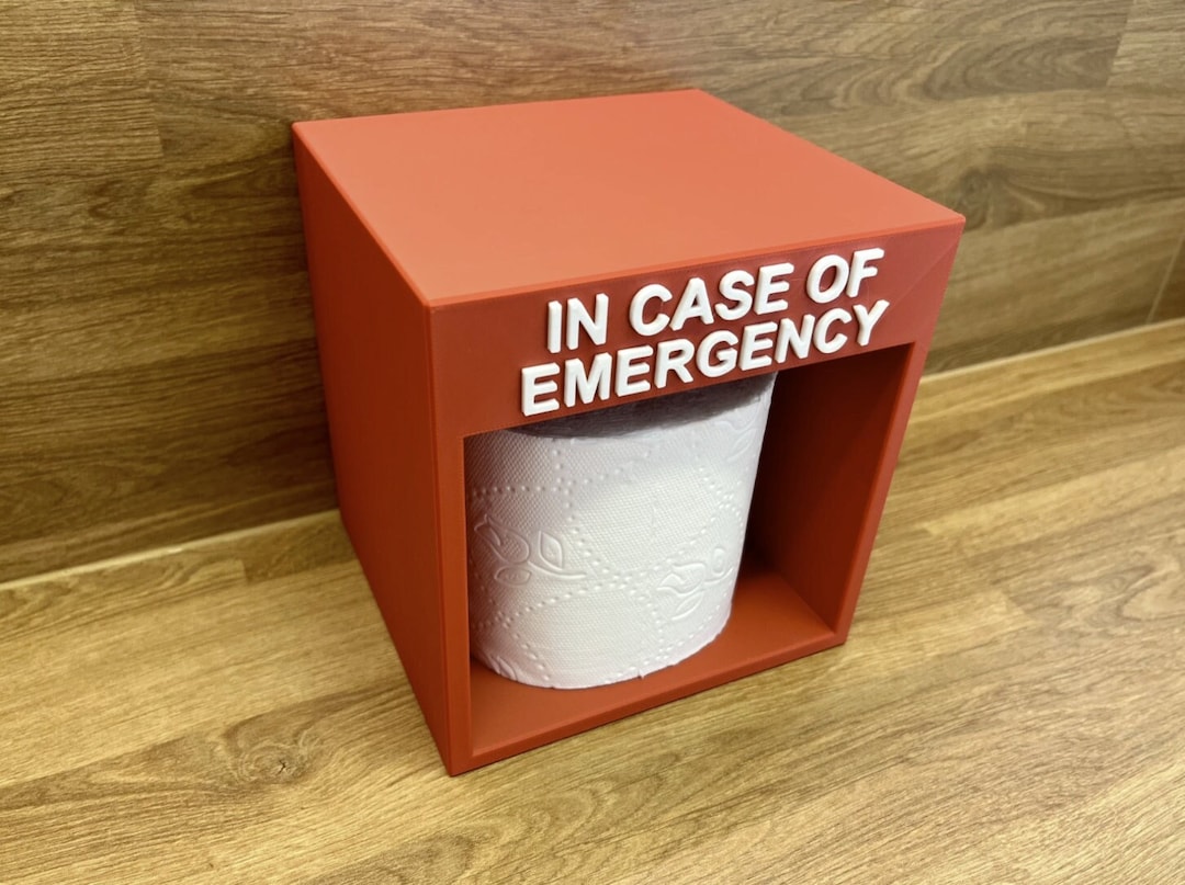In Case of Emergency Toilet Paper Bathroom Accessory - Etsy