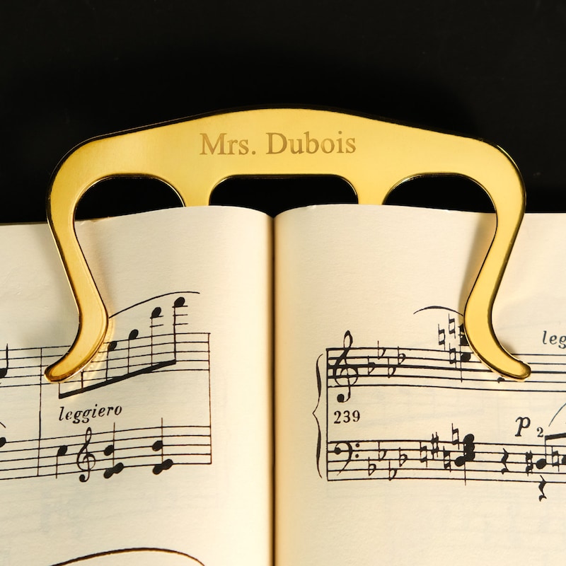 Custom Sheet Music Clip - Etsy