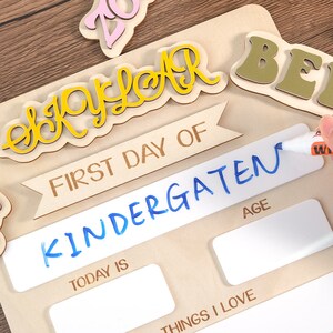 First Day of School Sign Back to School Photo Prop Last Day of School ...