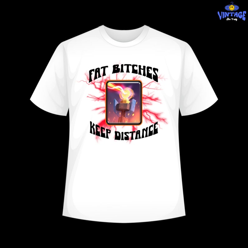Fat Bitches Keep Distance T-shirt Inferno Tower T-shirt - Etsy