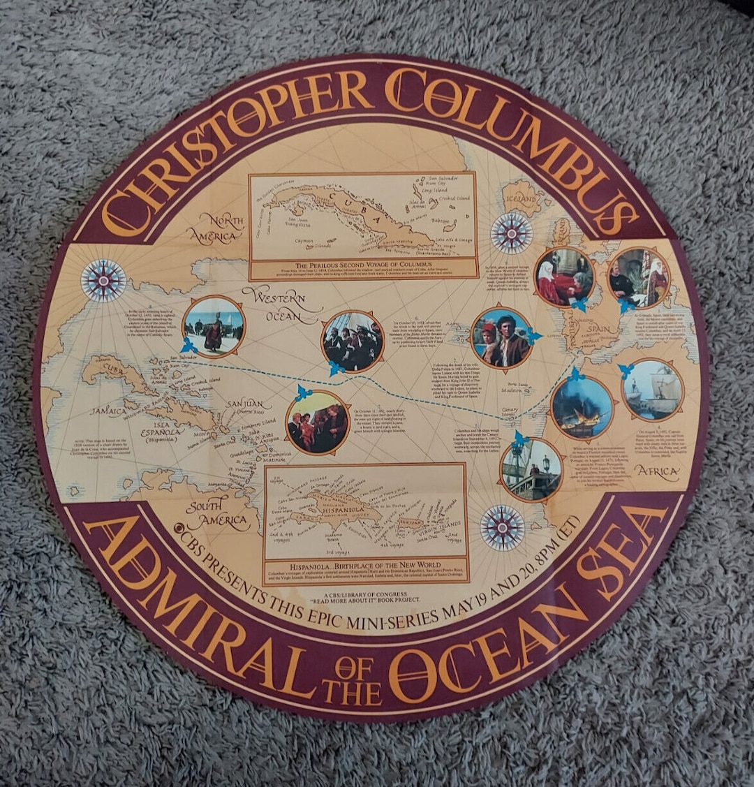 1985 CBS Mini-series Poster: Christopher Columbus Admiral of the Ocean ...