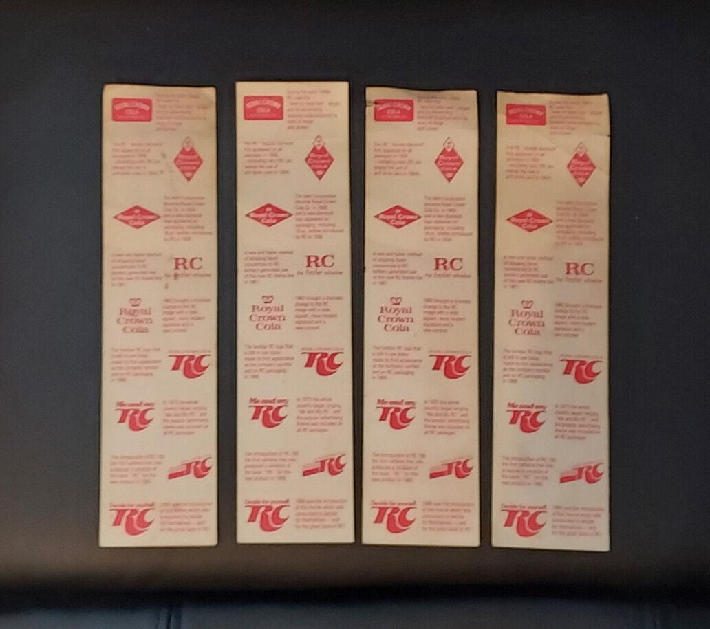 Vintage Royal Crown Pyramid RC Cola 6 Pack W/ Carrier Soda Bottles ...