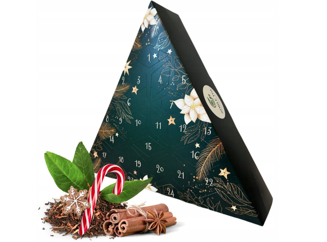 Advent Calendar With Tea 24 Different Teas Christmas Gift - Etsy